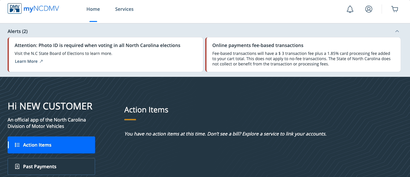 Upgrade a North Carolina Full Provisional License on myNCDMV – myNCDMV