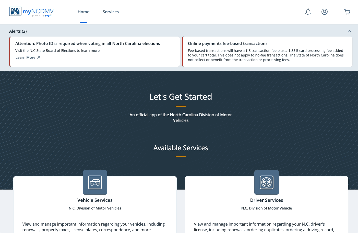 Pay North Carolina Property Tax for a New Vehicle on myNCDMV – myNCDMV