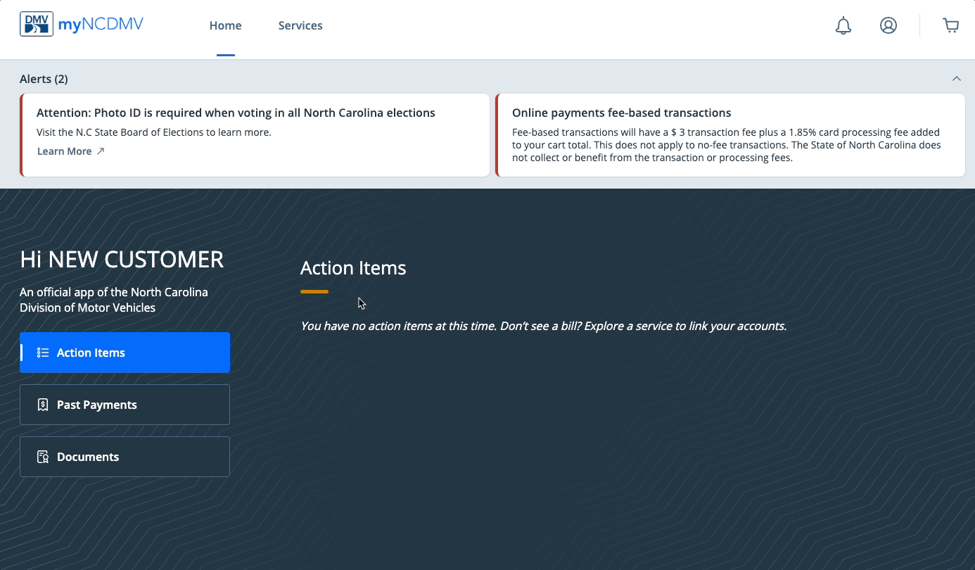 Pay a North Carolina Liability Insurance Lapse Fee on myNCDMV – myNCDMV